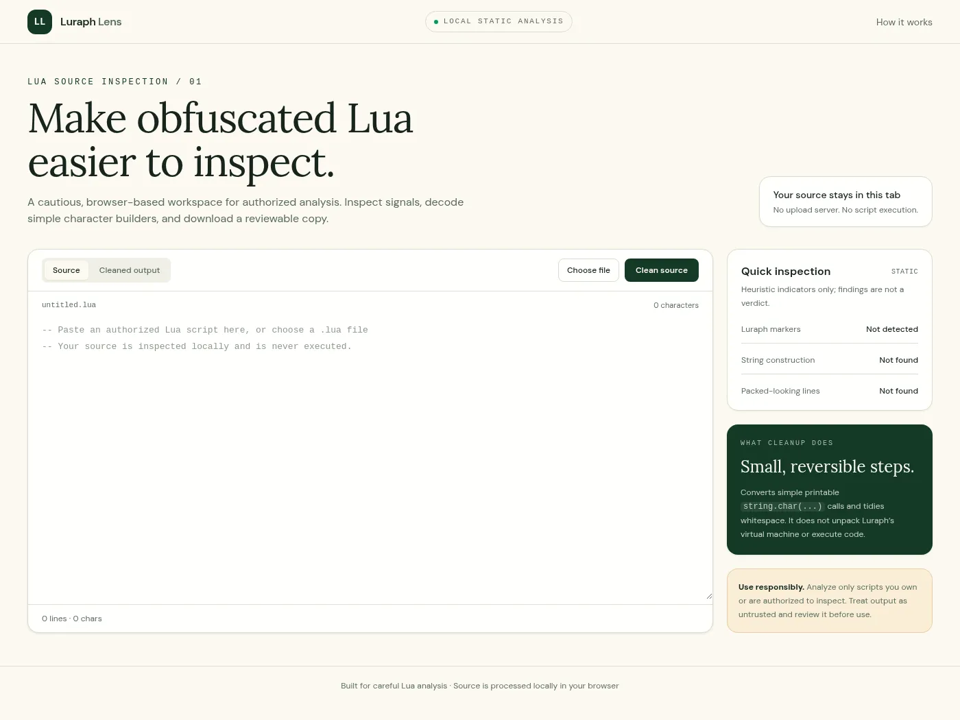 Luraph Deobfuscator Tool
