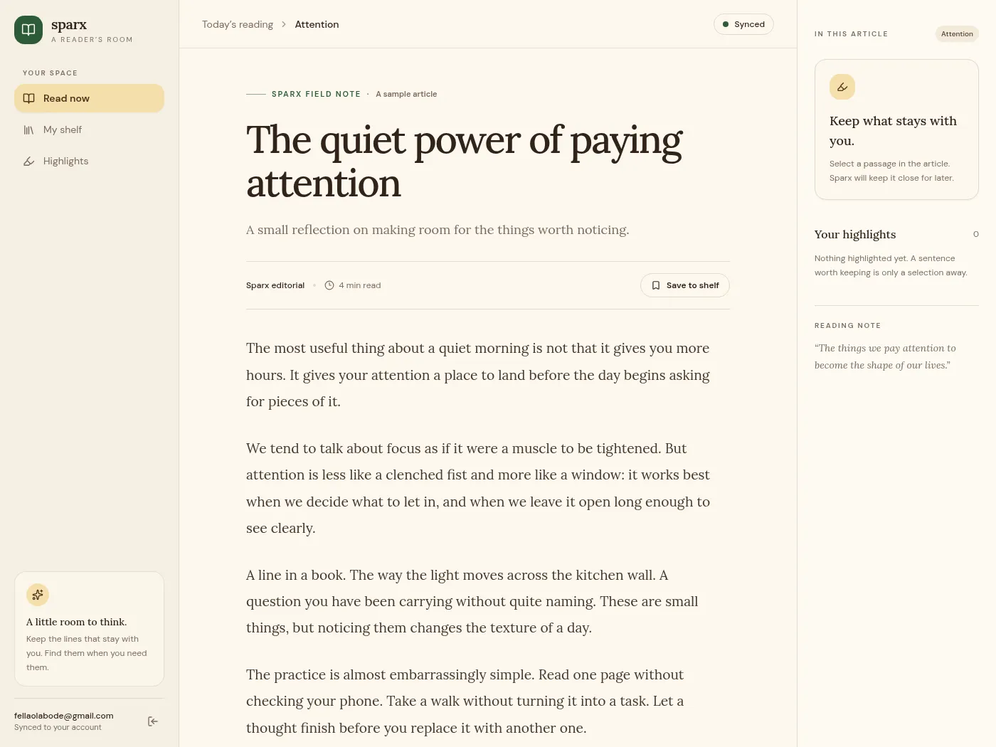 Sparx Reader