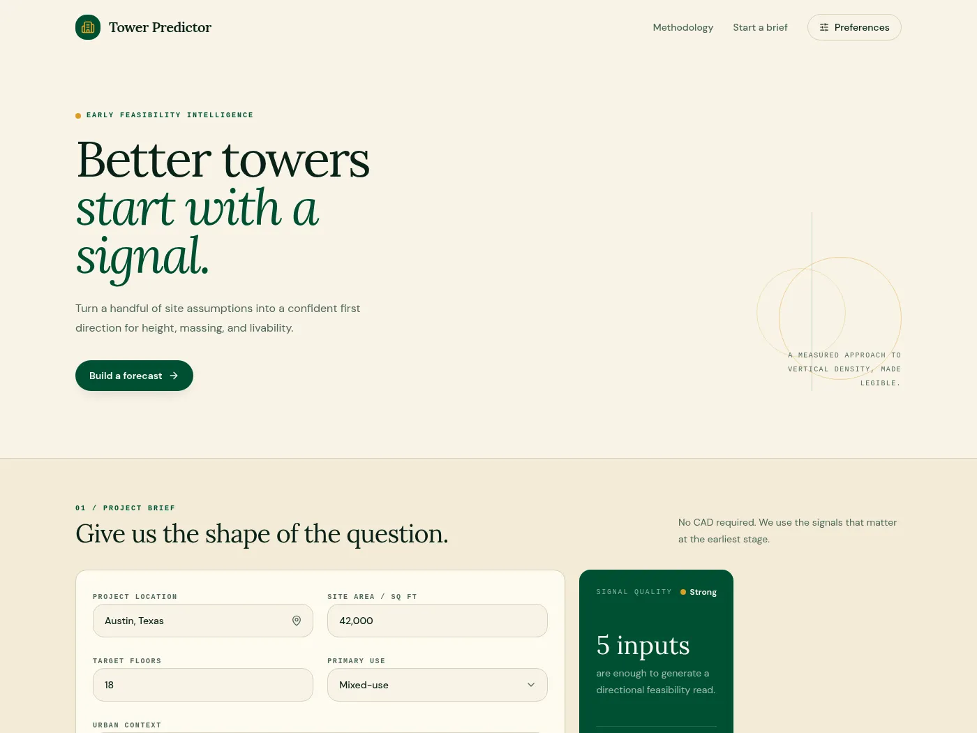 Tower Predictor