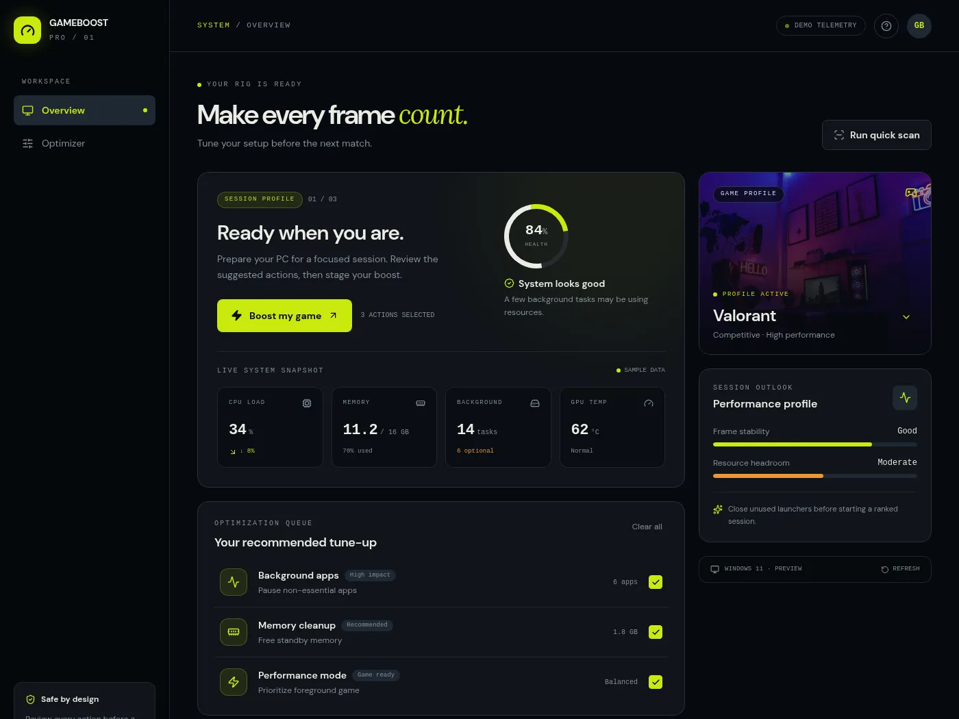 GameBoost Pro