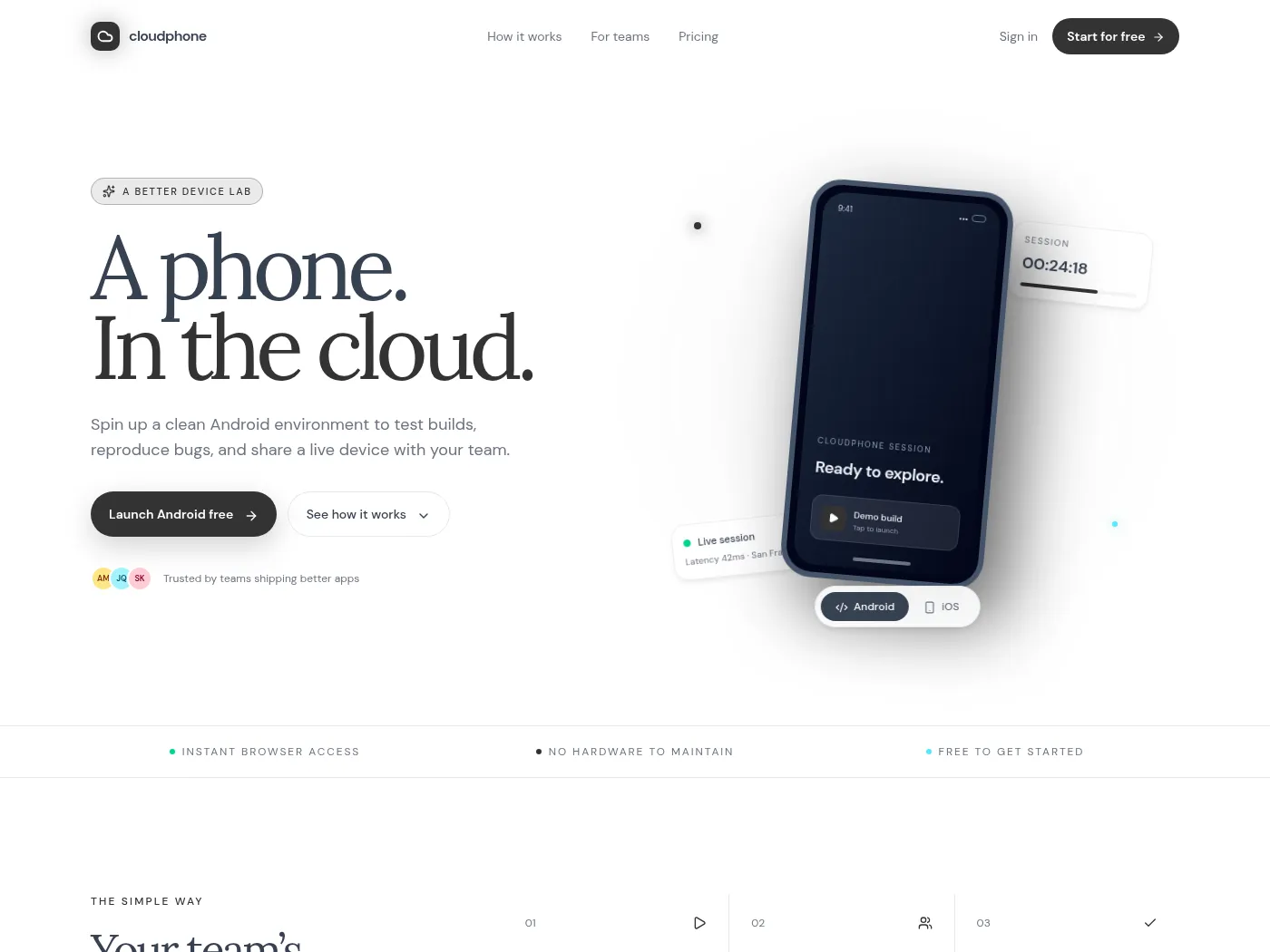 CloudPhone Experience