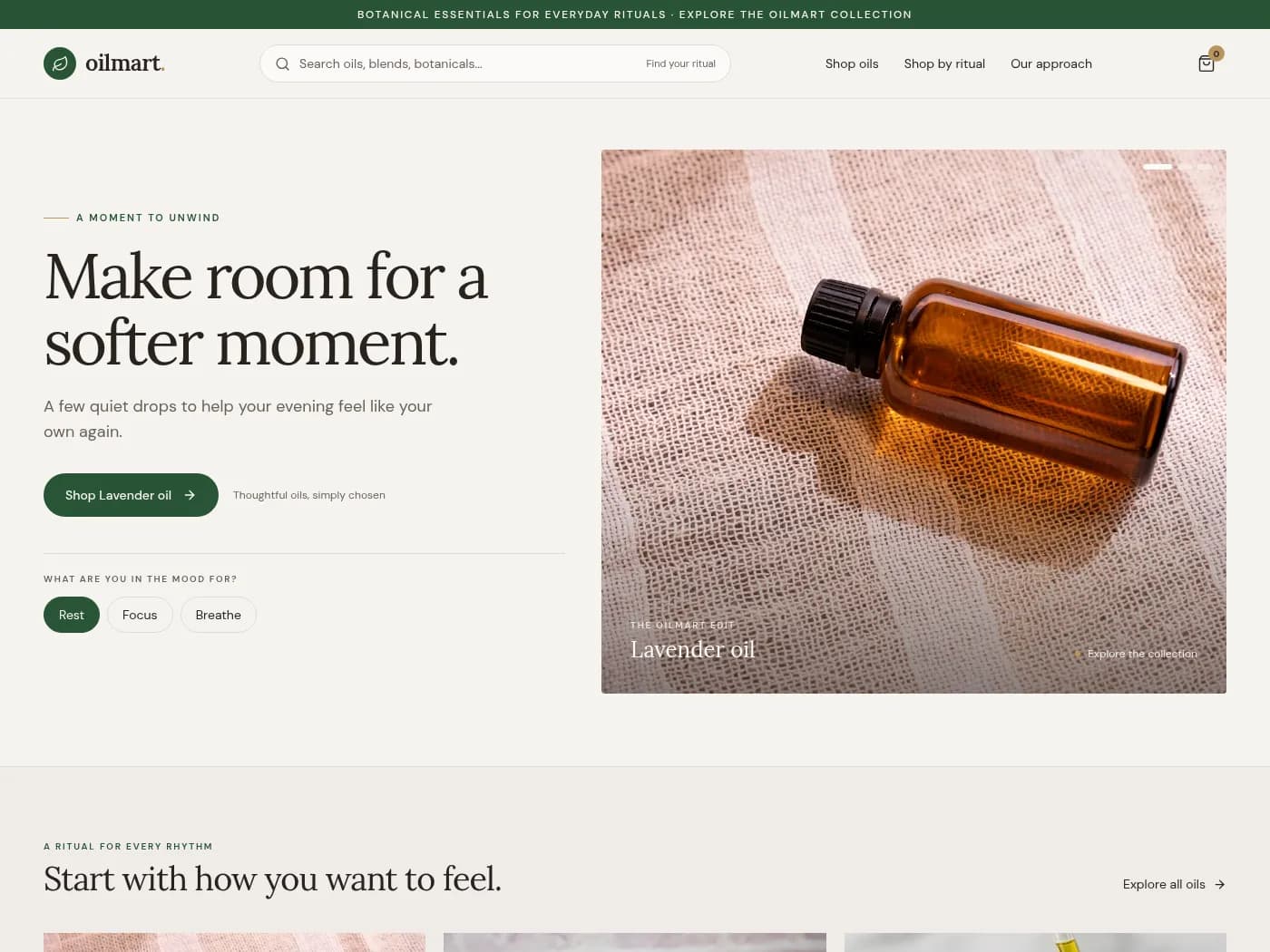 OilMart Online Store