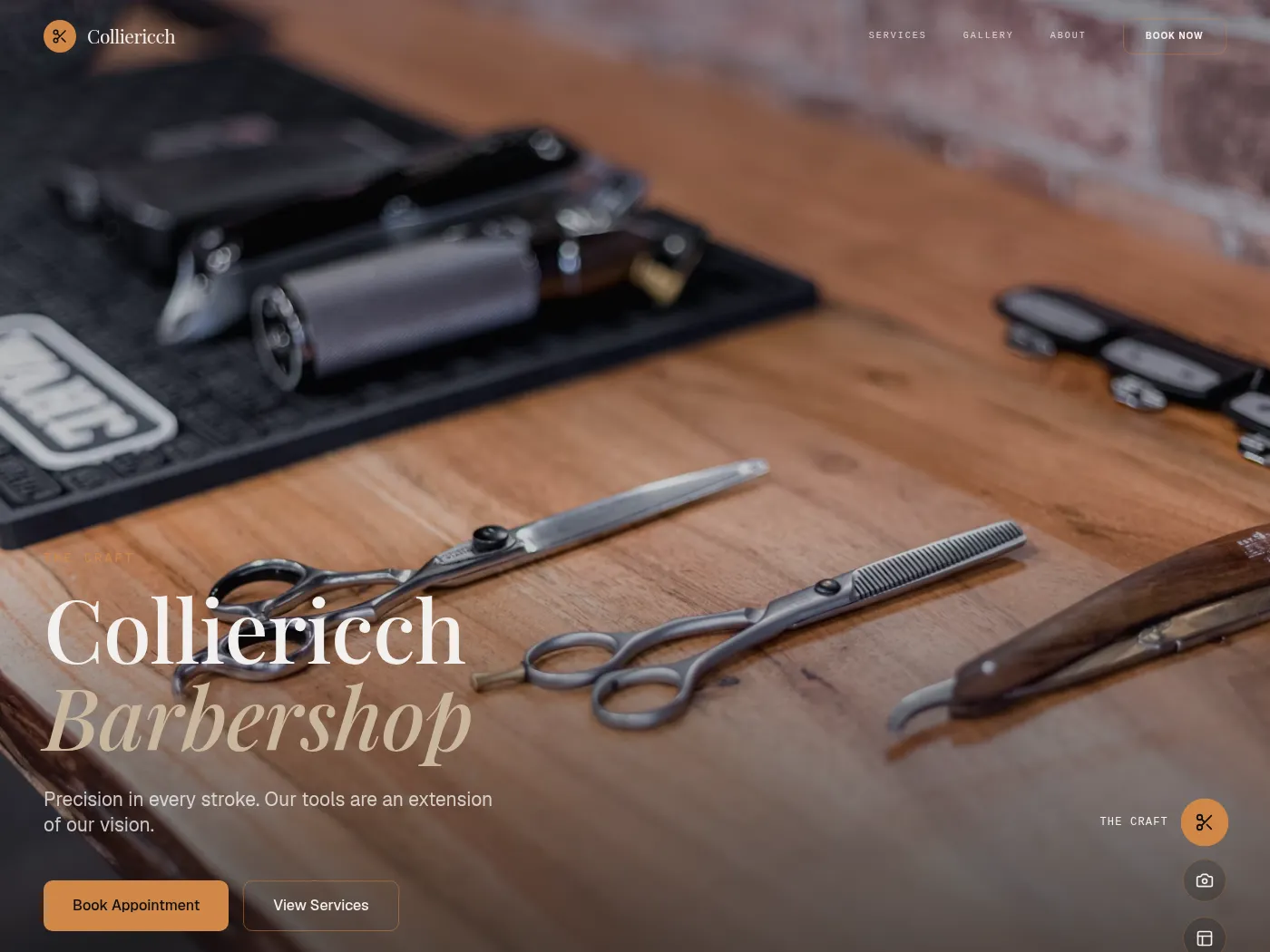 Colliericch Barbershop Web