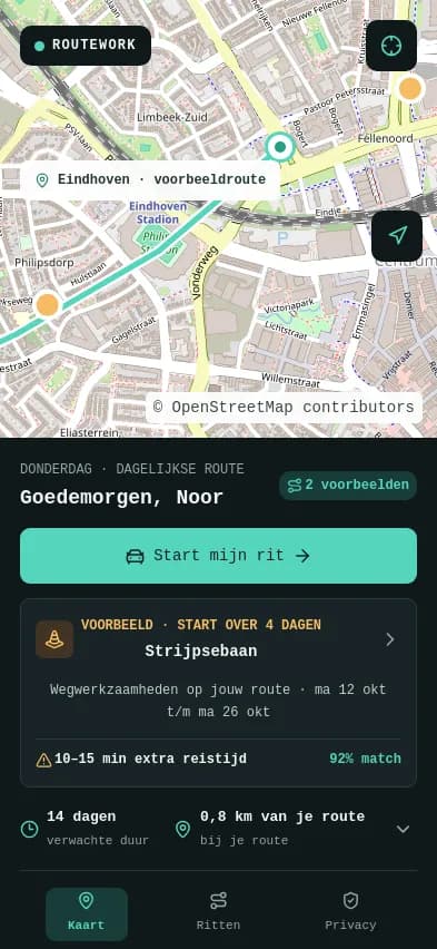 RouteWork Alert