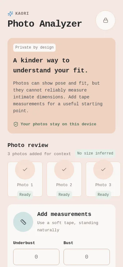 Kaori Photo Analyzer