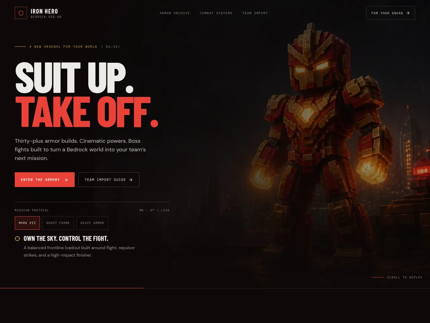 Iron Hero Add-On