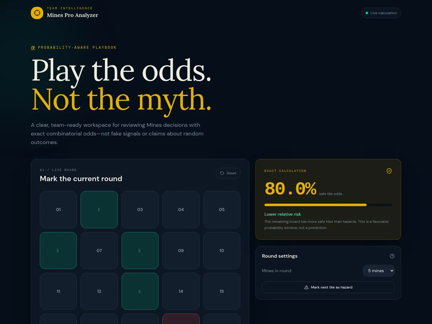 Mines Pro Analyzer