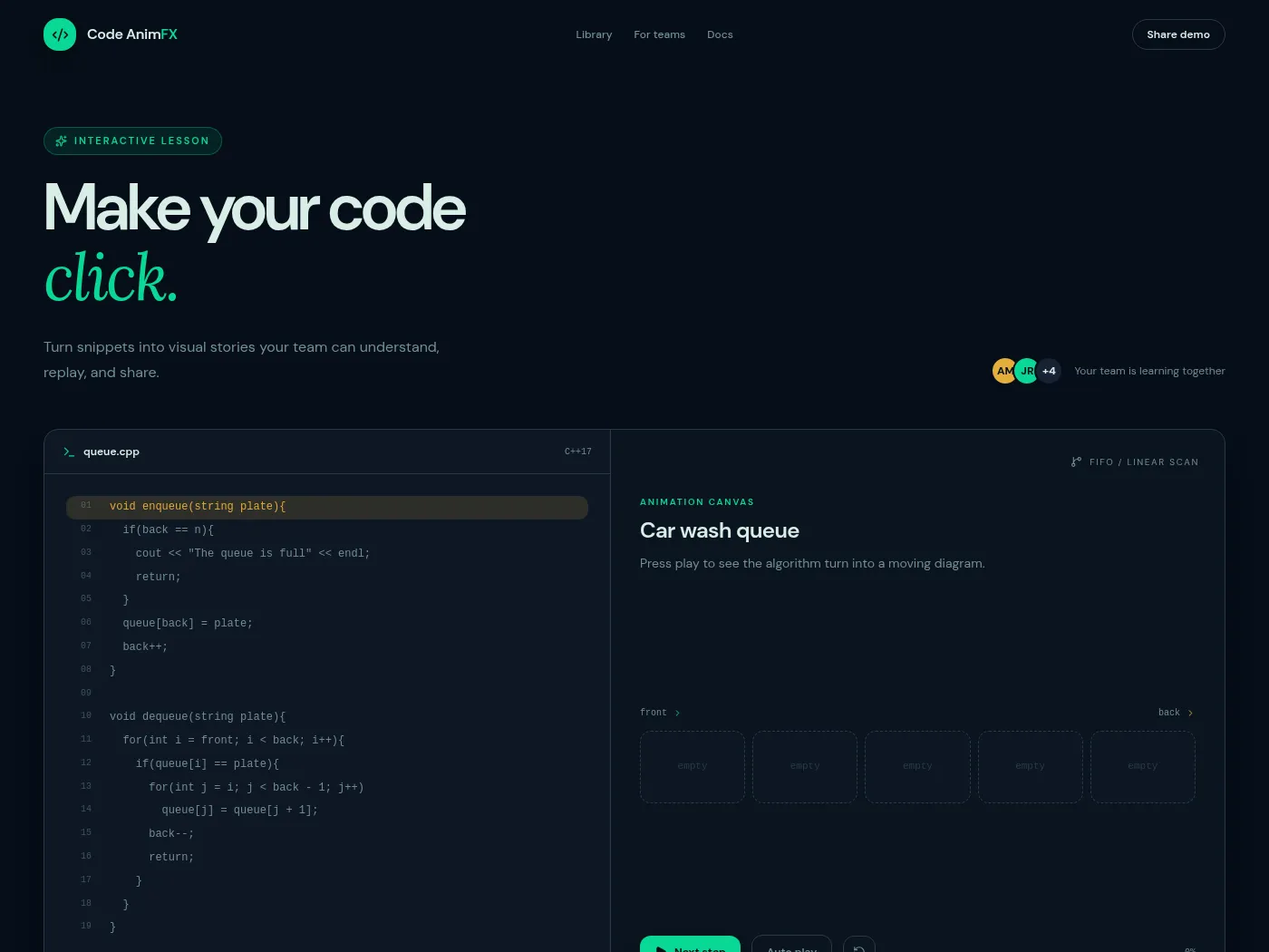 Code AnimFX