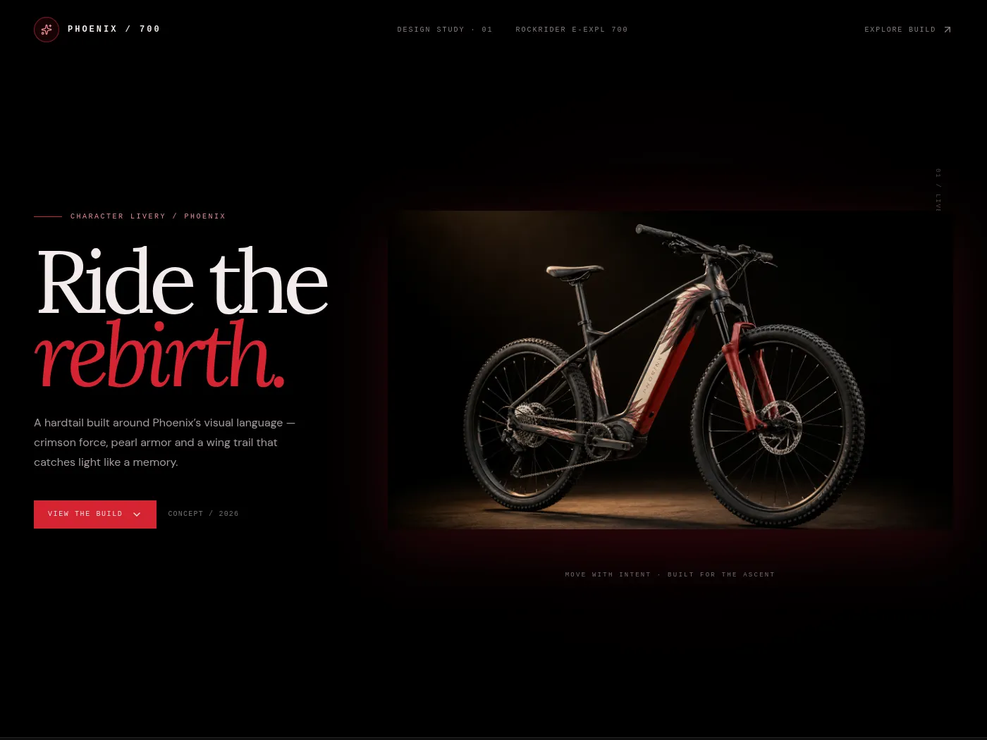 Phoenix Anime Bike Design