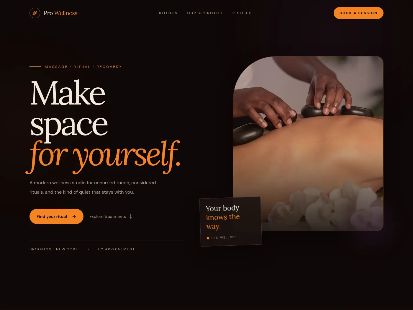 Pro Wellnes Website