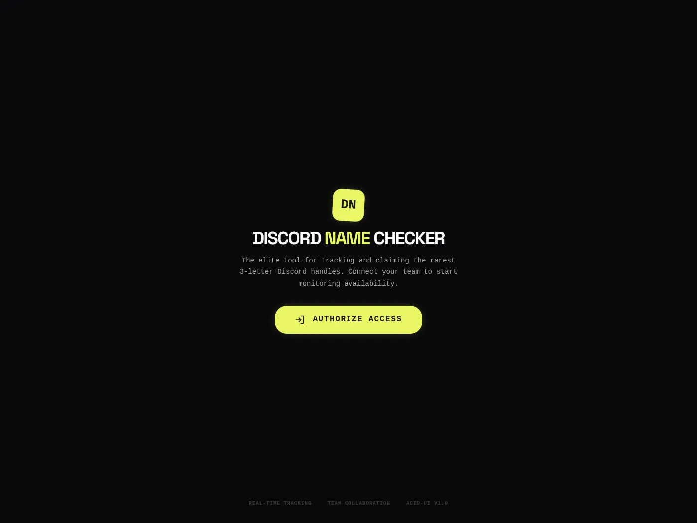 Discord Name Checker