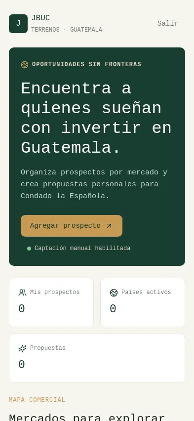 JBUC Terrenos App