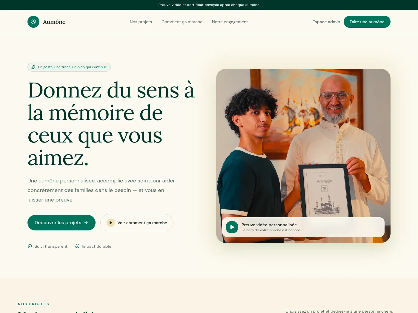 Aumône Manager Pro