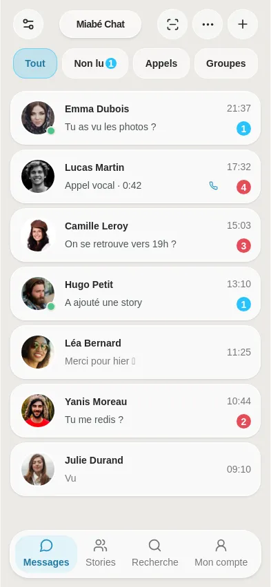 Miabé Chat Ultra Secure