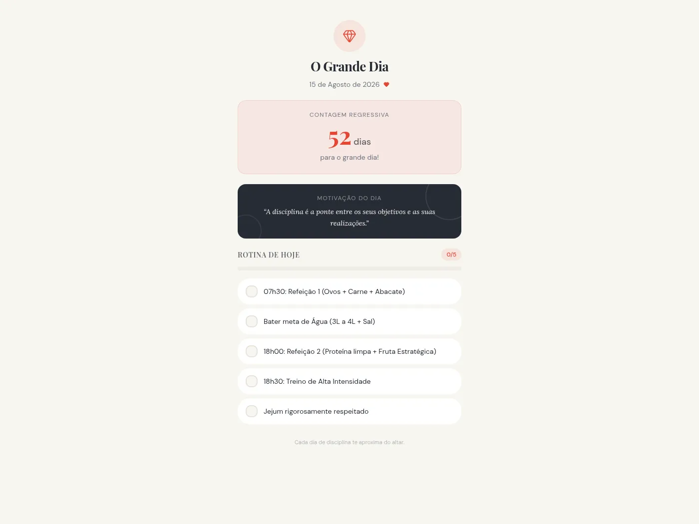 Wedding Countdown Planner