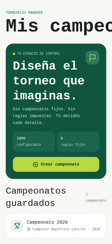 TorneoFlex Manager