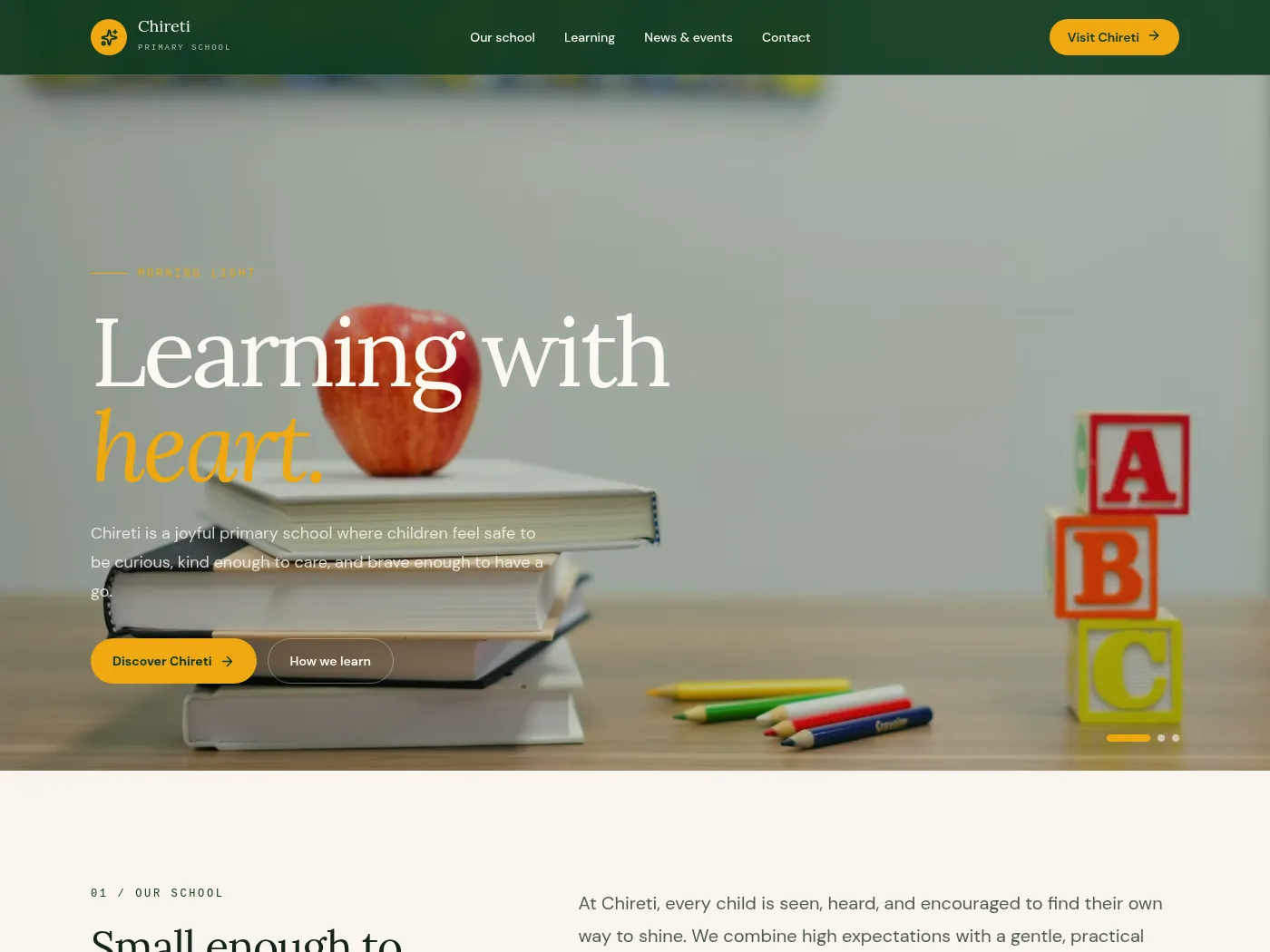 Chireti School Website