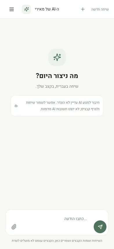 ה-AI של מאירי