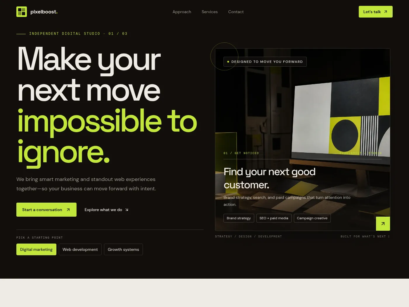 PixelBoost Home Page
