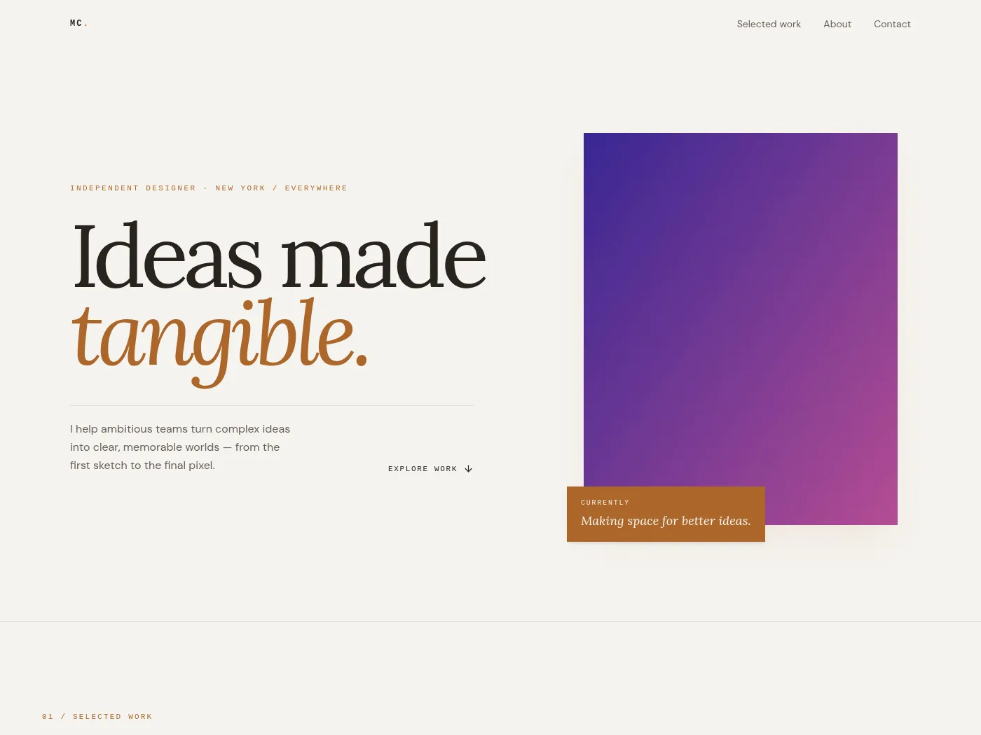 Showcase Portfolio