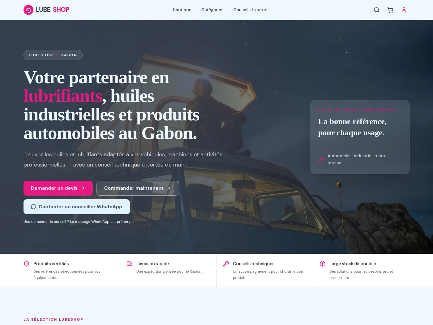 LubeShop Online