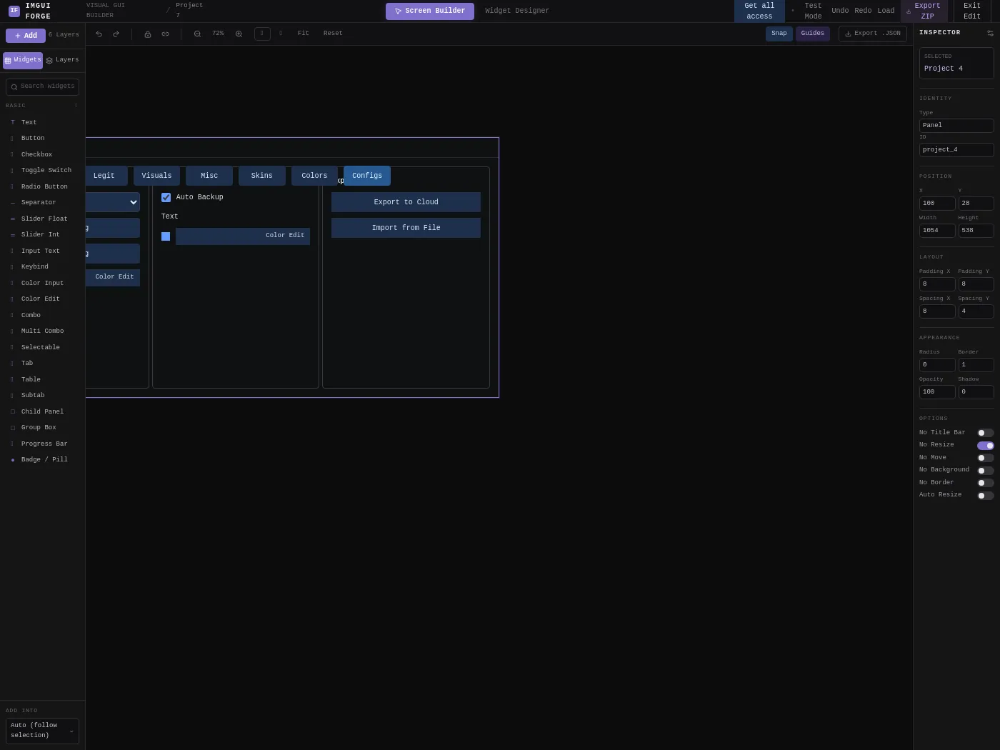 ImGui Web Replica
