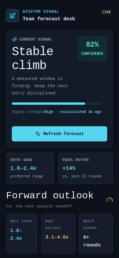 Aviator Signal Forecaster