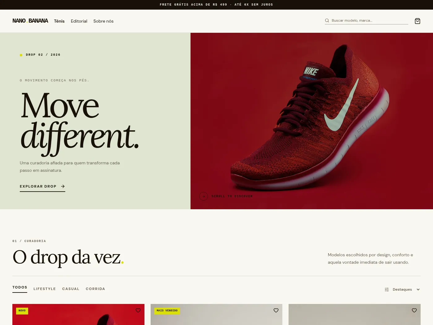 Nano Banana Sneakers Shop