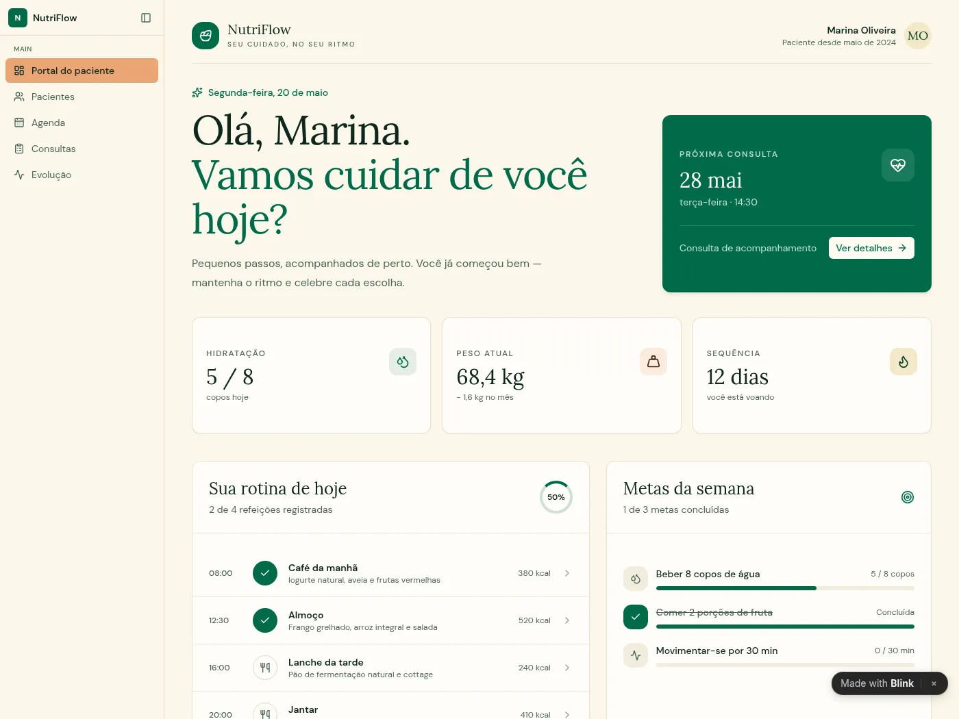 NutriFlow SaaS Platform