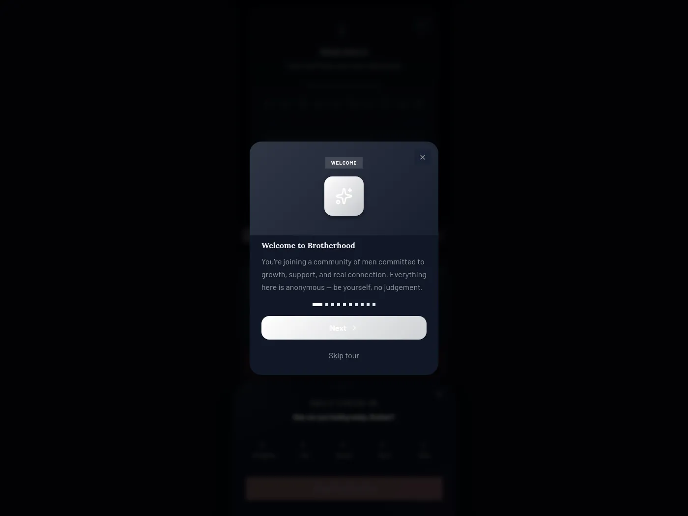 Brotherhood Wellbeing App