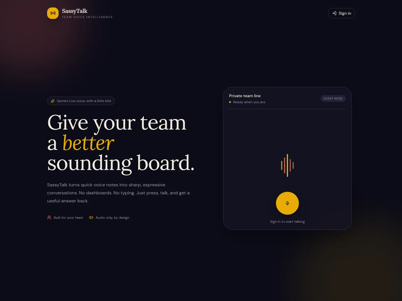 SassyTalk AI Assistant
