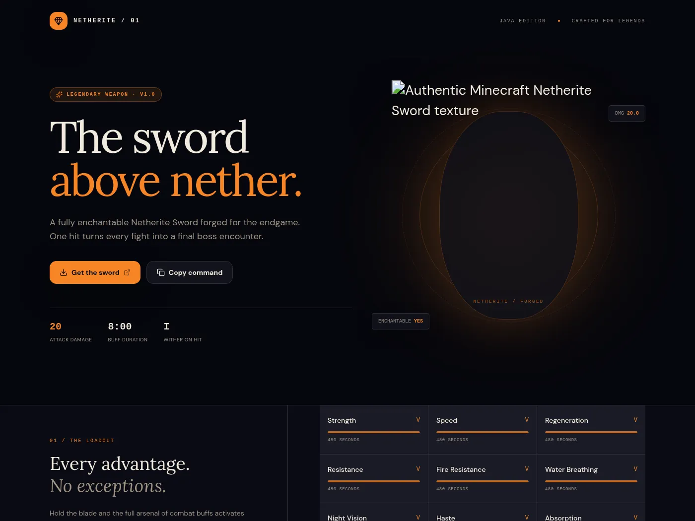 Ultimate Netherite Sword