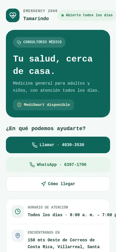 Tamarindo Clinic App