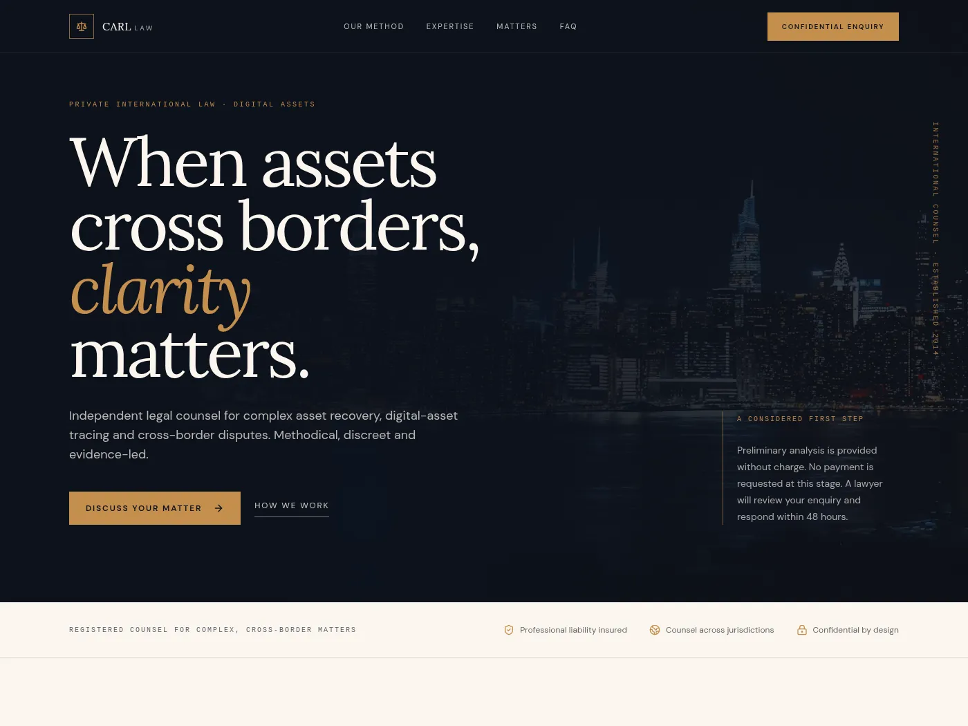 Crypto Asset Recovery Law