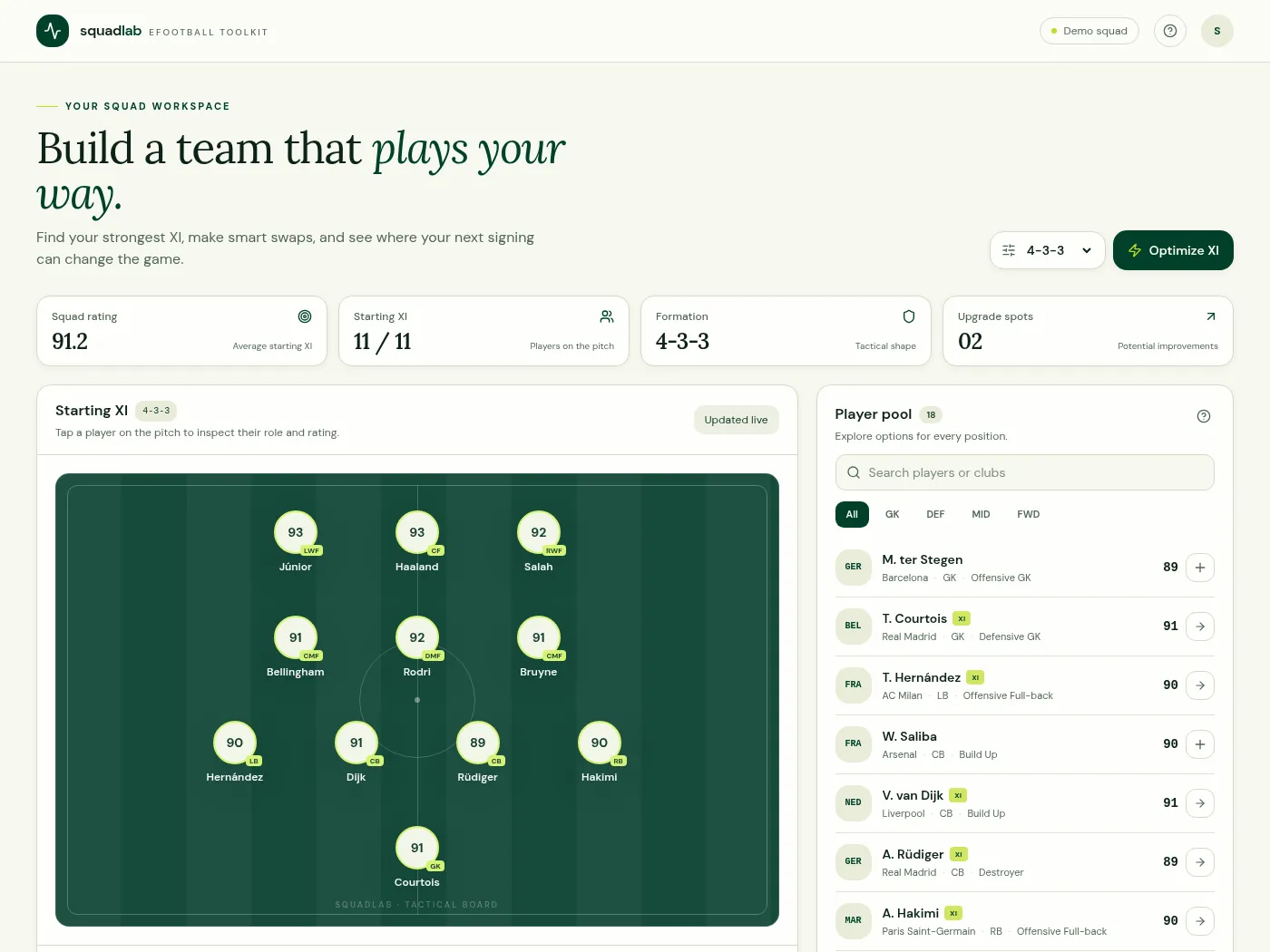 eFootball Squad Genius