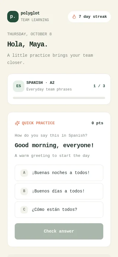 Polyglot Connect