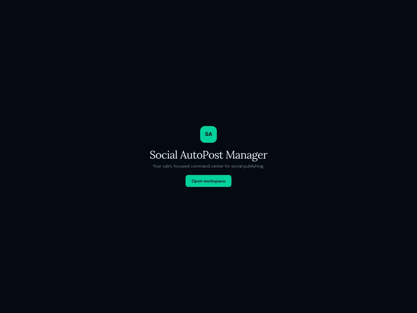 Social AutoPost Manager