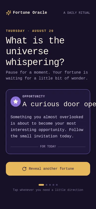 Fortune Oracle