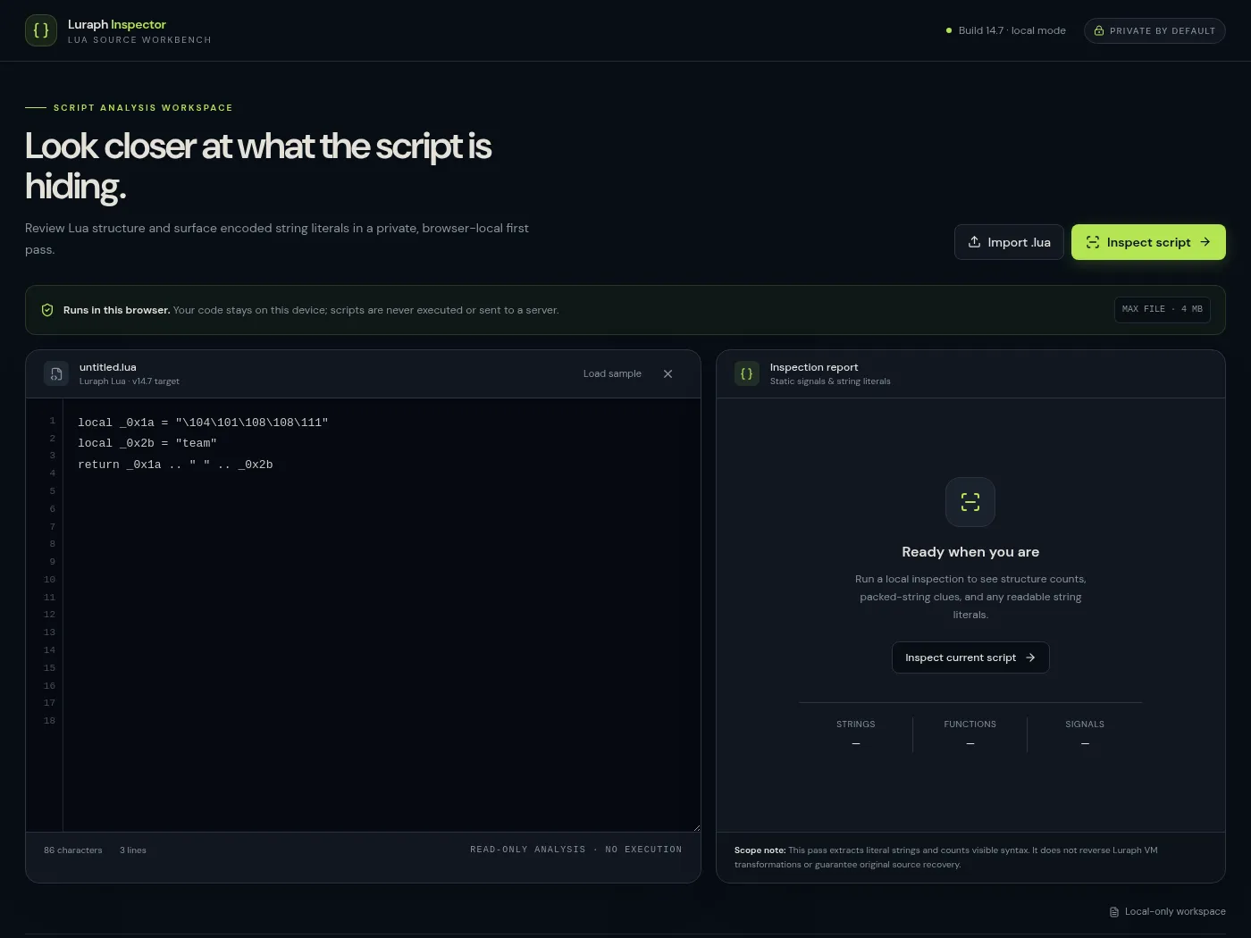 Luraph Deobfuscator Pro