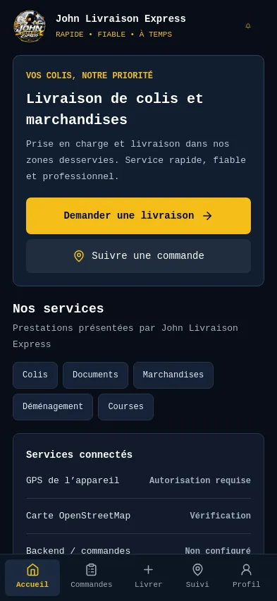 John Livraison Express App