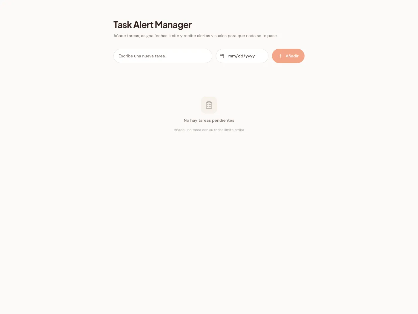 Task Alert Manager