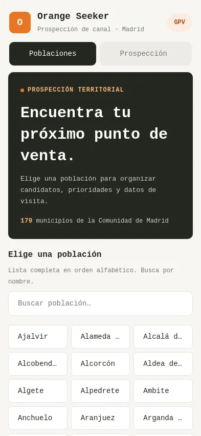 Orange Seeker App