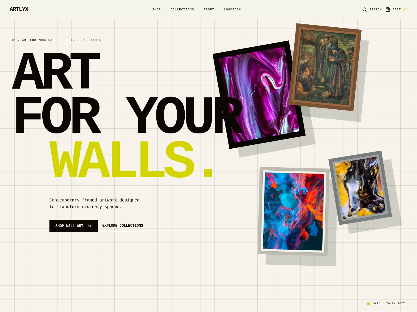 ARTLYX Premium Art Ecommerce