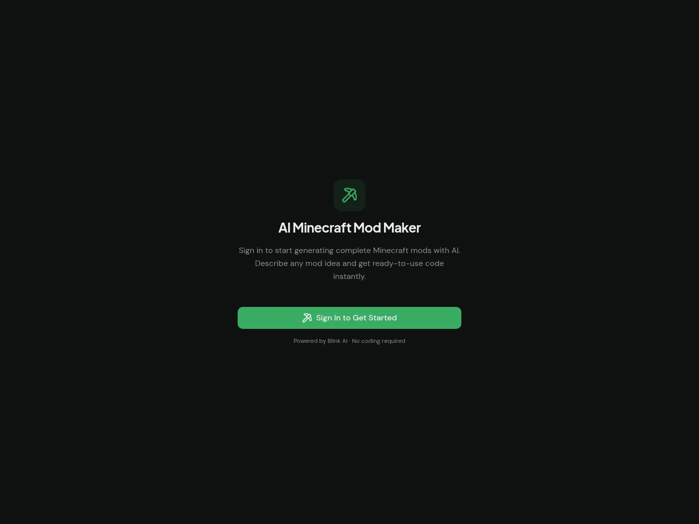 AI Minecraft Mod Maker