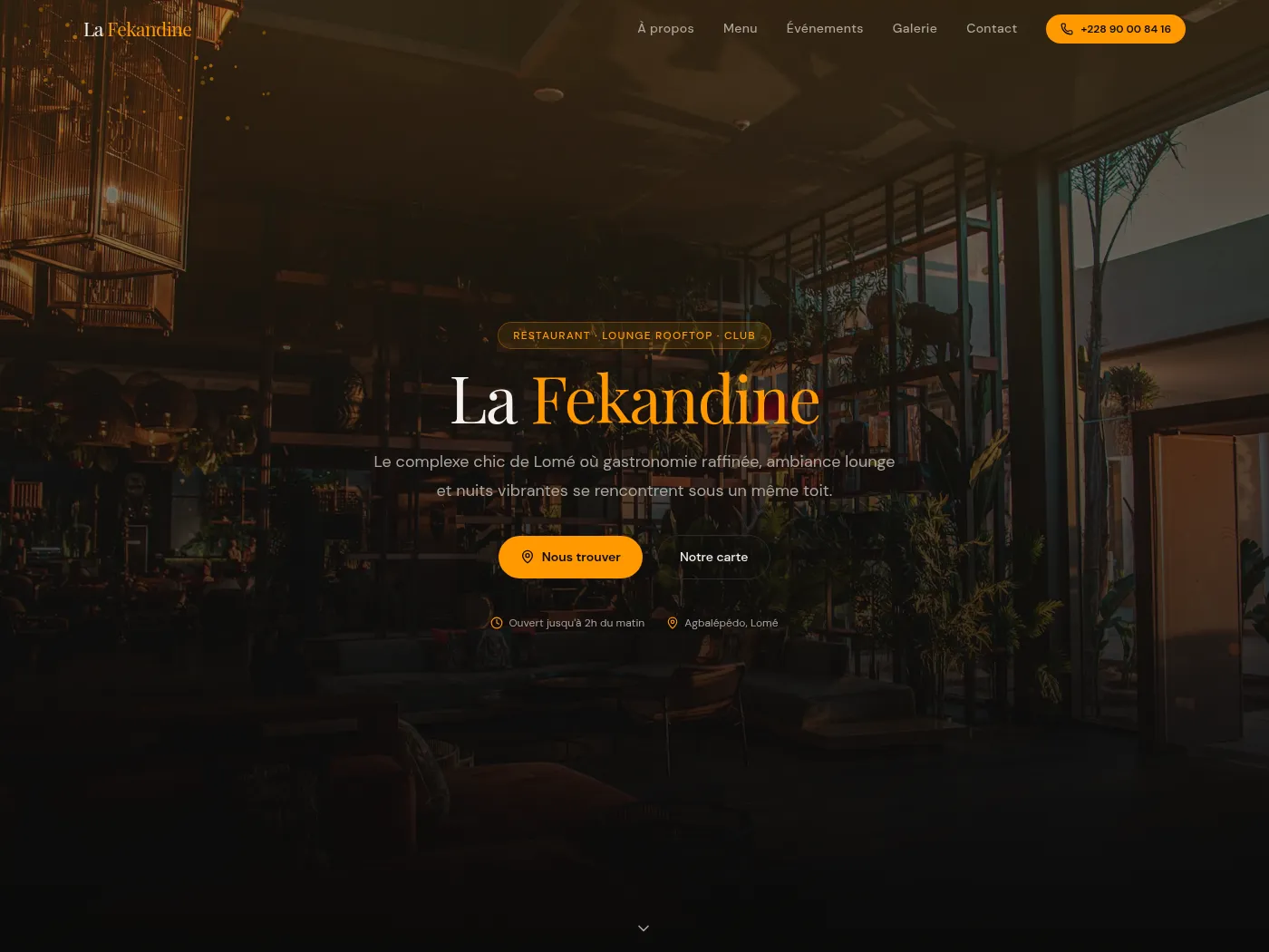 La Fekandine Web Experience