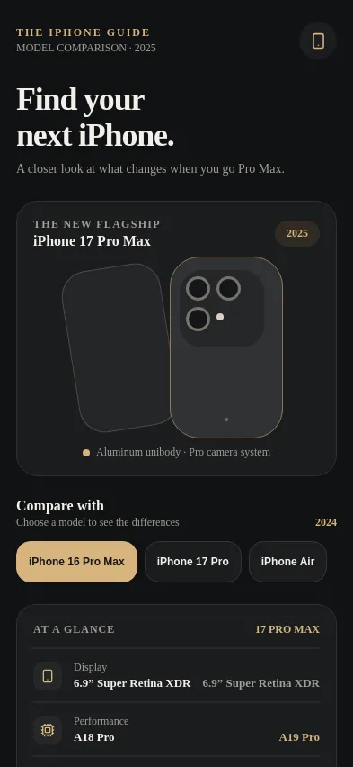 iPhone 17 Showcase