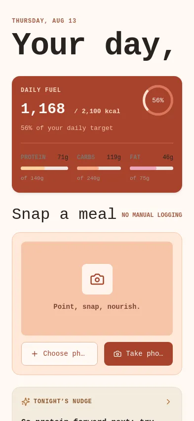 SnapEats Nutrition Tracker