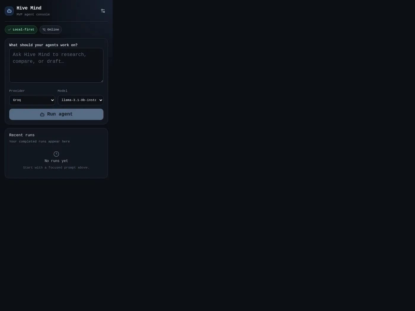 Hive Mind Chrome Agent