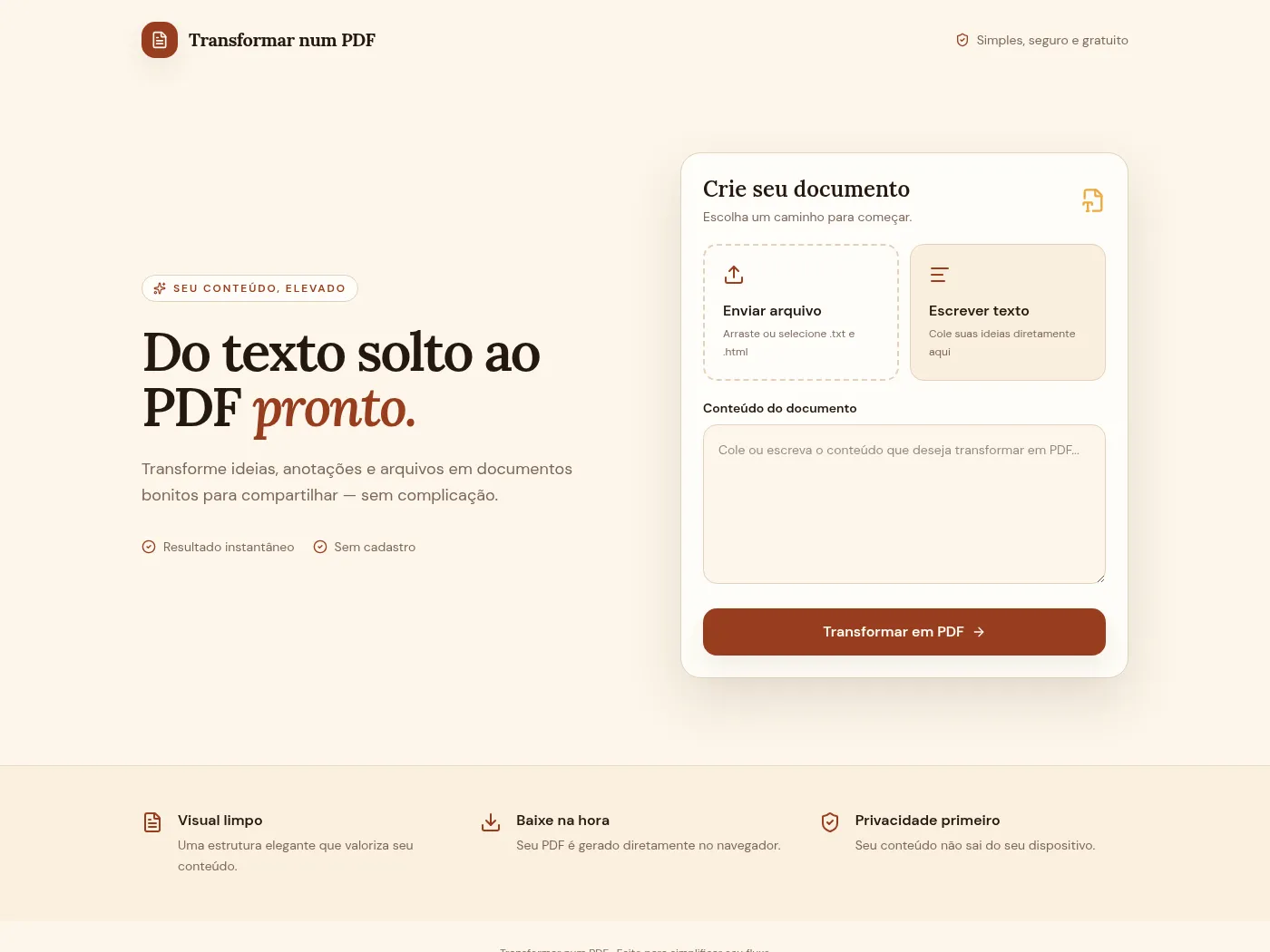PDF Transformer