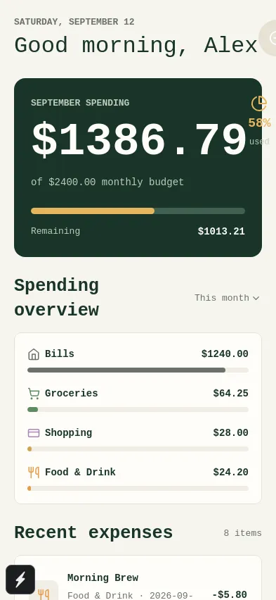 Pocket Budget Manager